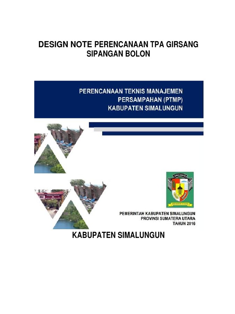 4-Disain Note Ipl Dan Struktur Tpa Girsang Sipangan Bolon | PDF