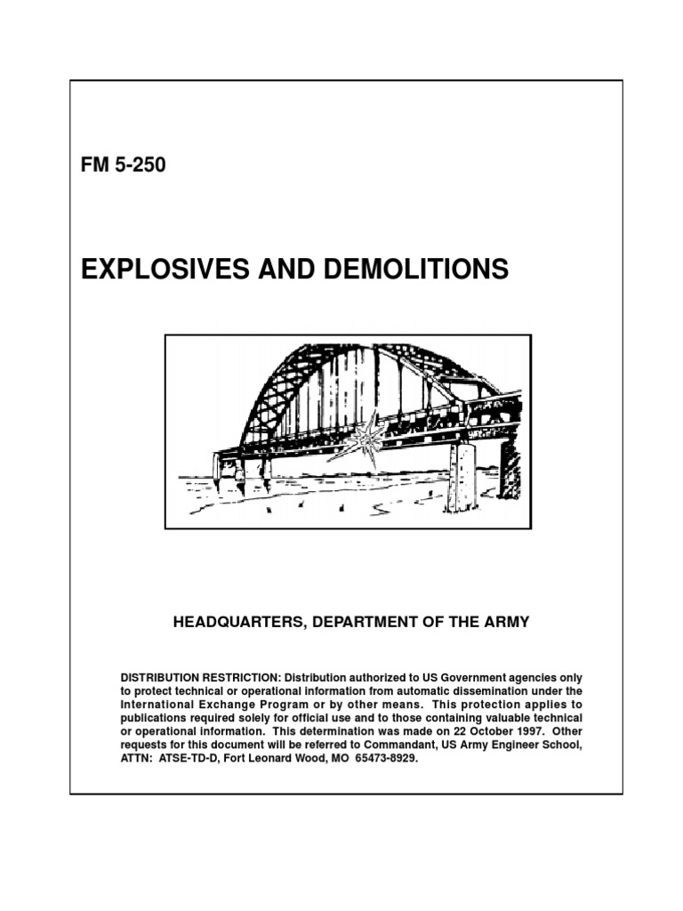 5-250 Explosives and Demolitions | PDF | Explosion | Armed Conflict