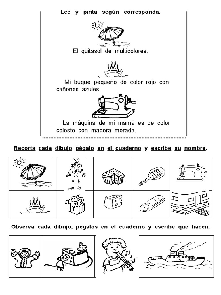 Lectura y Escritura Con Que, Qui | PDF