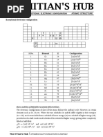 Anomalies On Electron Configurations | PDF | Electron Configuration ...
