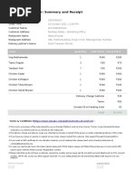 Food Bill | PDF | Receipt | Invoice