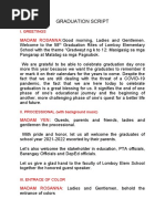 EMCEE Script For Graduation | PDF