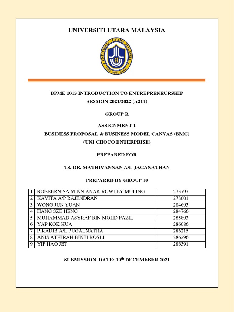 A1 - Business Plan | PDF | Sales | Market Analysis