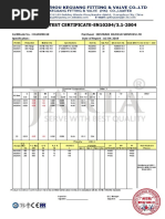 Sample Valve Material Certificates | PDF | Mechanical Engineering ...