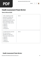 HEALTH ASSESSMENT Module 1 | PDF | Nursing | Medical Diagnosis