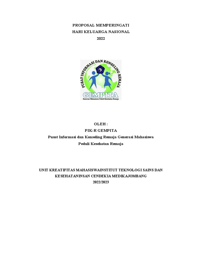 Proposal HARGANAS 2022 PIK R NEW | PDF