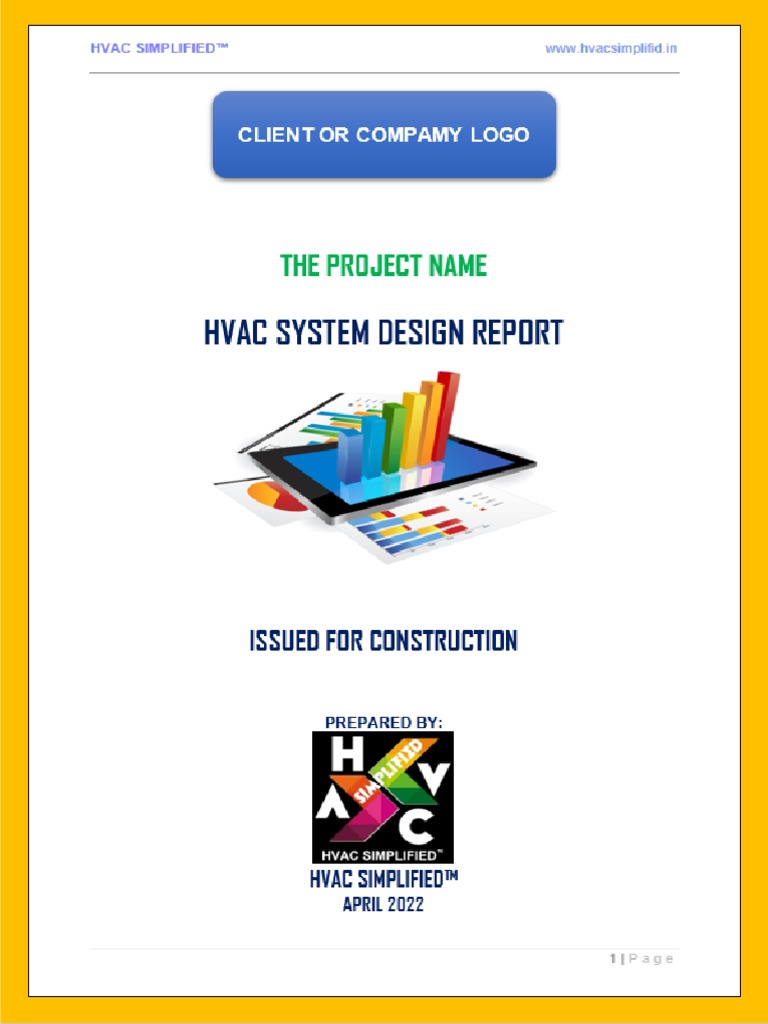 HVAC System Design Report Master Document | PDF | Duct (Flow) | Pipe ...