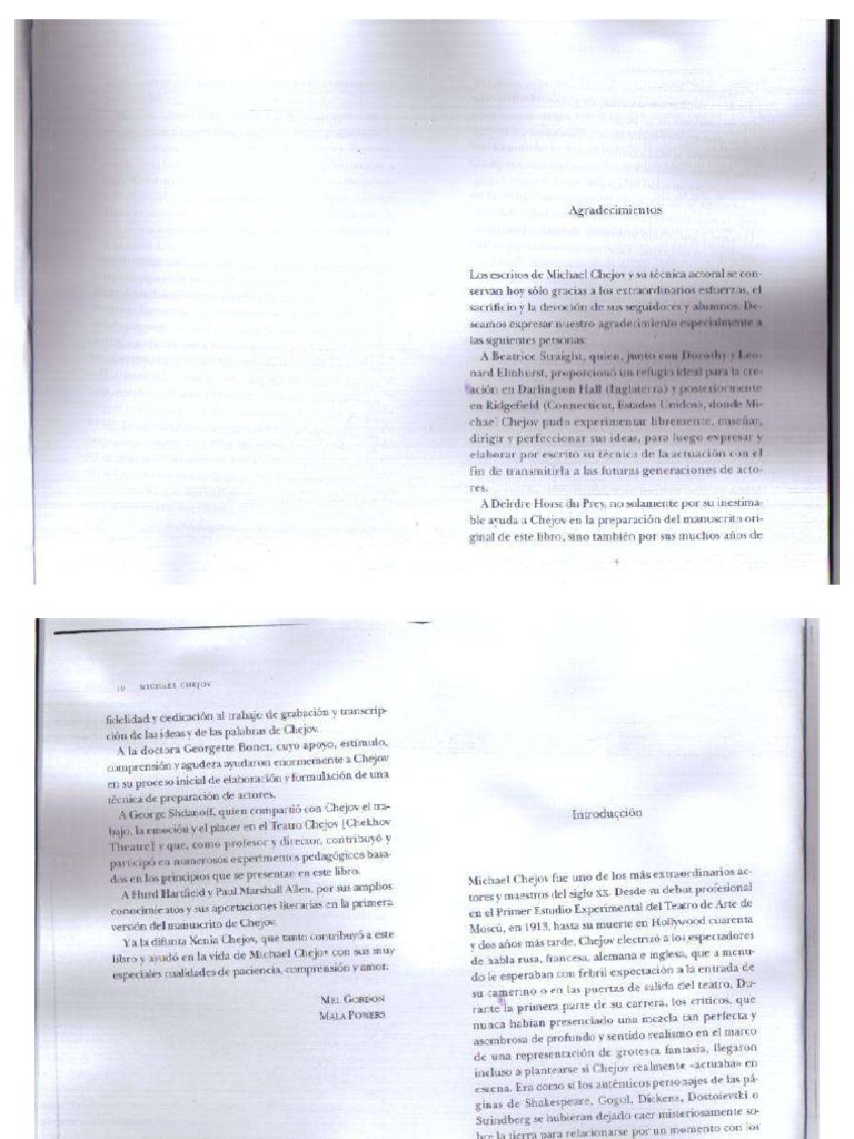 Libro Michael Chejov | PDF