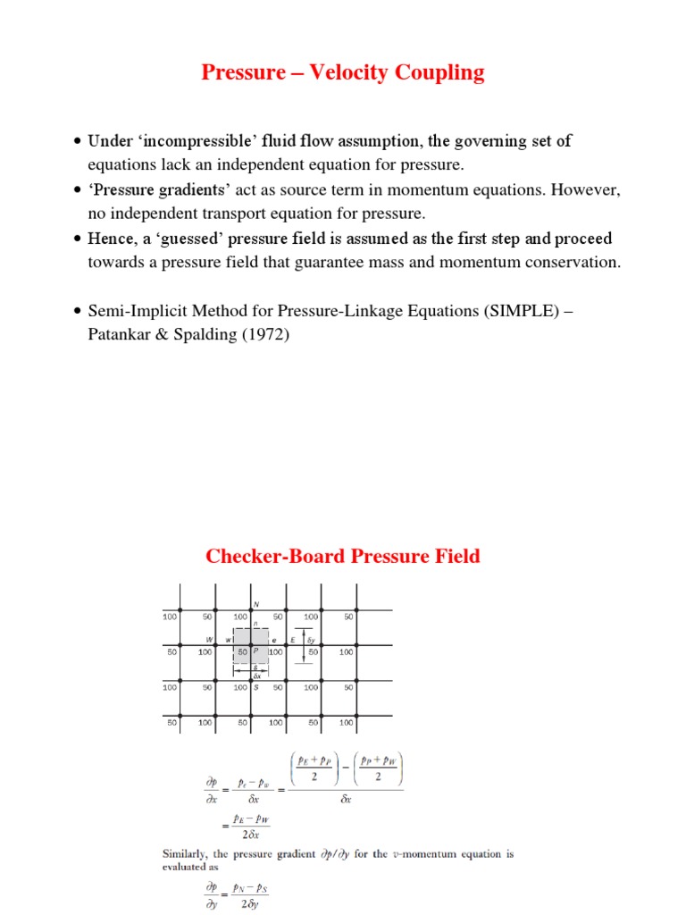 SIMPLE Algorithm-Ver 2 | PDF | Fluid Dynamics | Equations