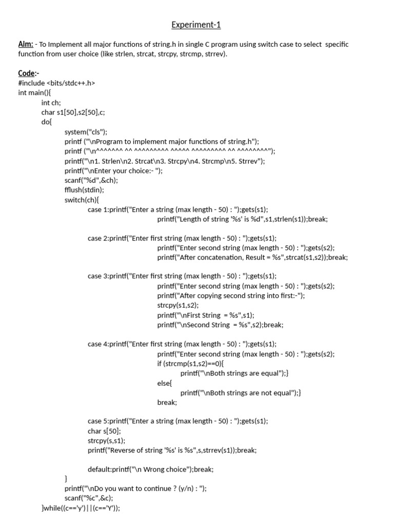 PPL Lab File | PDF | Computer Engineering | Software Engineering PPL Lab File | PDF | Computer Engineering | Software Engineering