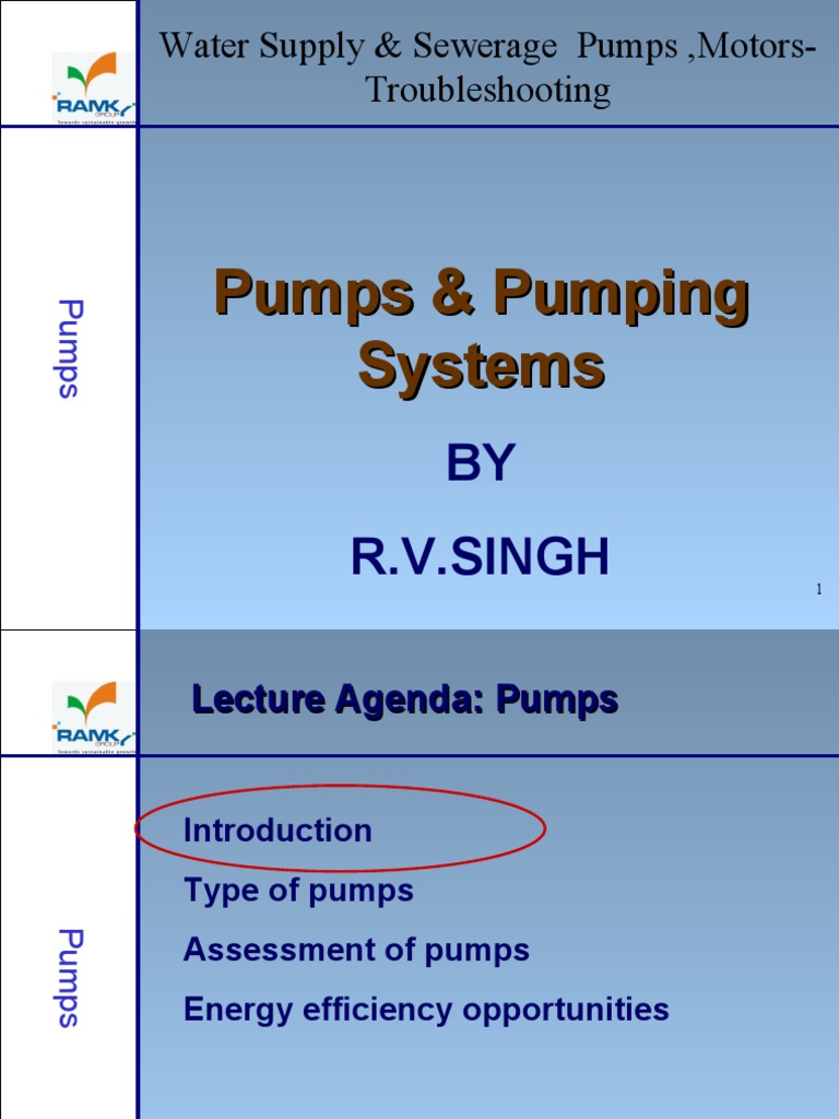 Pumps and Pumping Systems | Download Free PDF | Pump | Fluid Mechanics