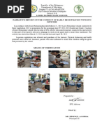 Narrative Report On 1st and 4th Quarter NSED 2021 2022 | PDF ...