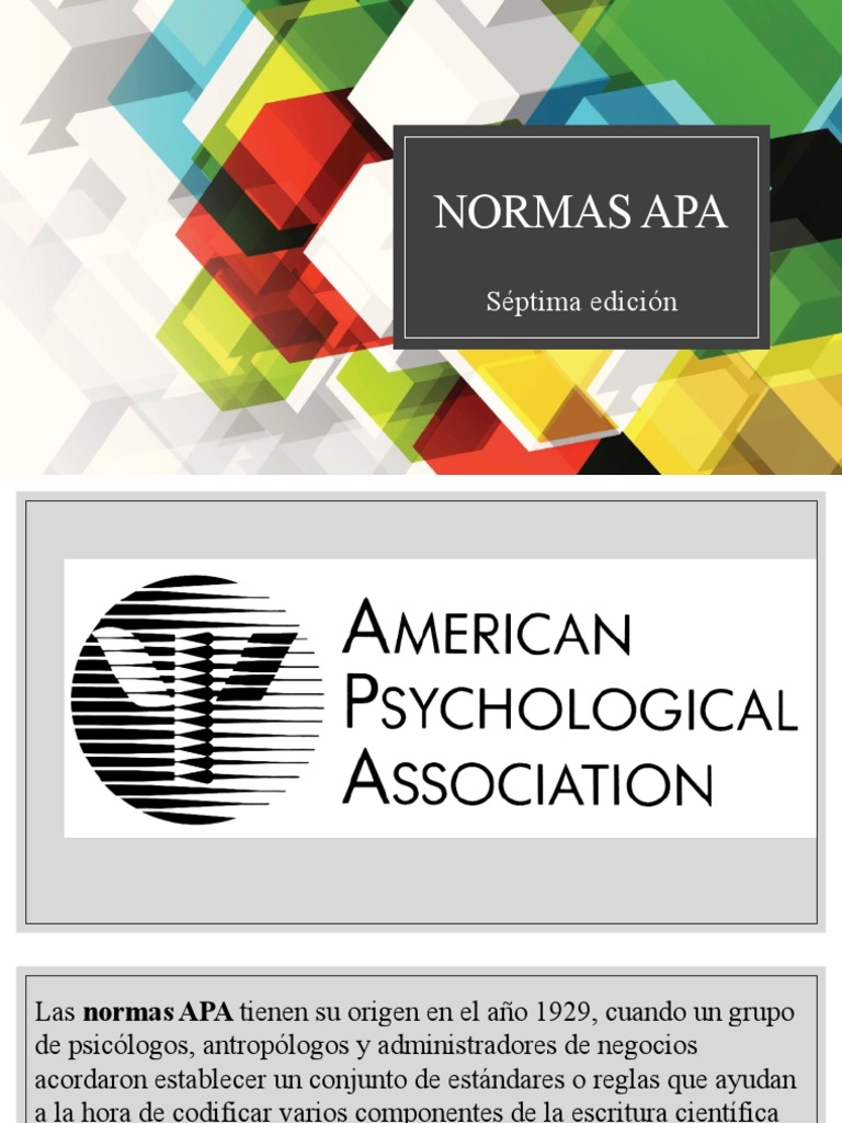 Normas APA Séptima Edición Portadas | PDF | Comunicación | Escritura