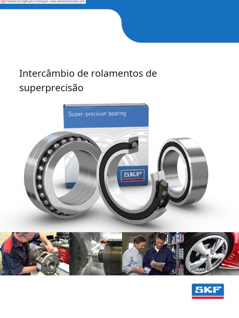 SKF Super Precision Bearings Interchange - En.pt | PDF