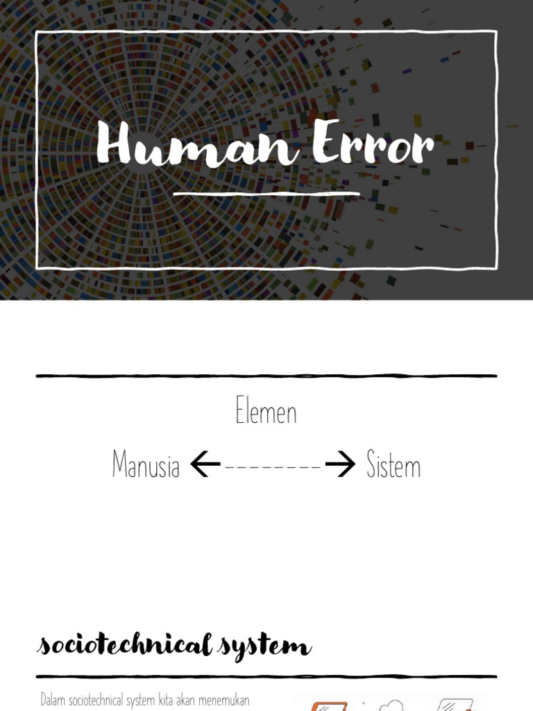 Human Error | PDF | Komputer