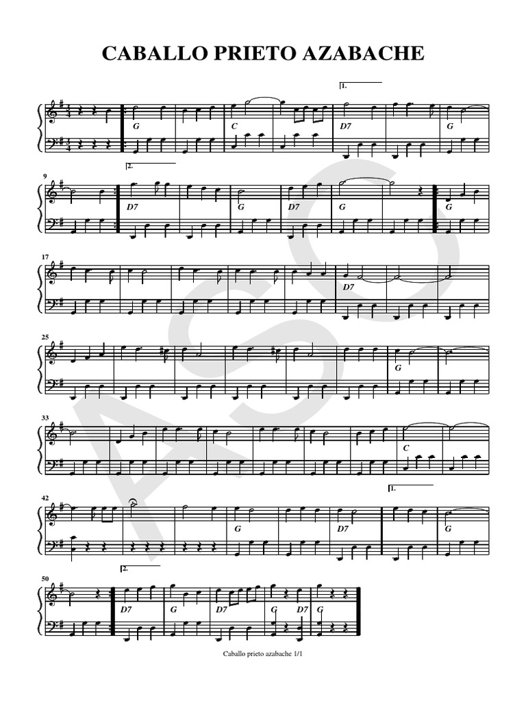 Caballo Prieto Azabache | PDF