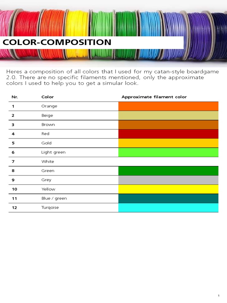 Color Composition | PDF | Color | Artistic Techniques