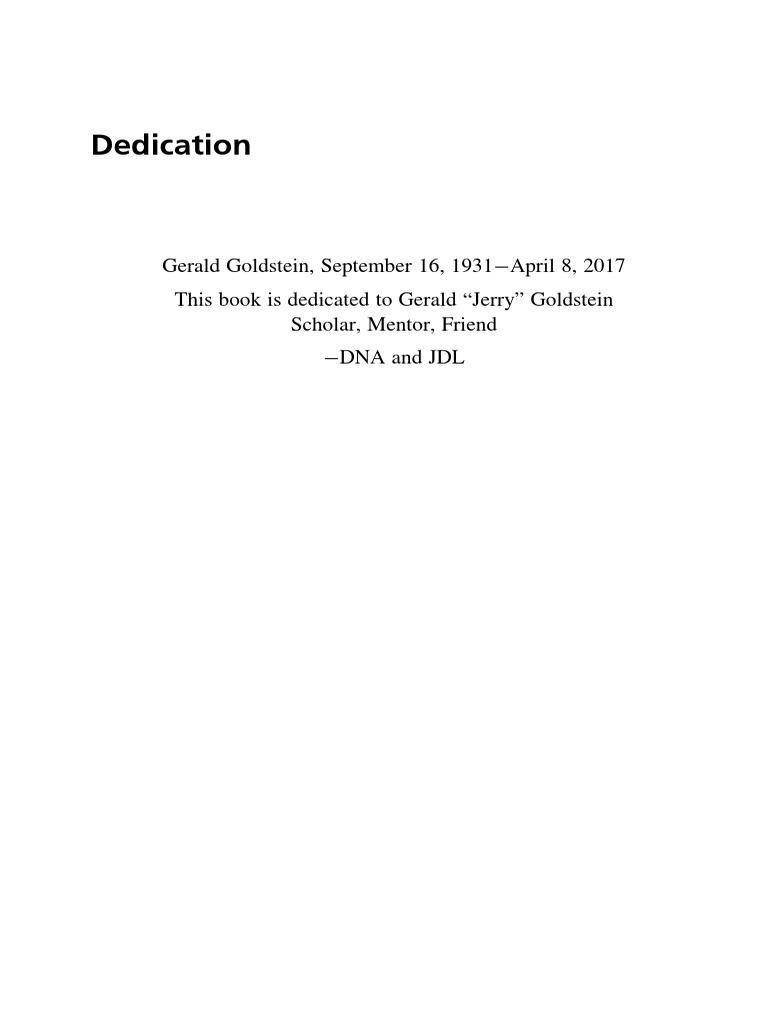 Dedication 2019 Handbook of Psychological Assessment | PDF