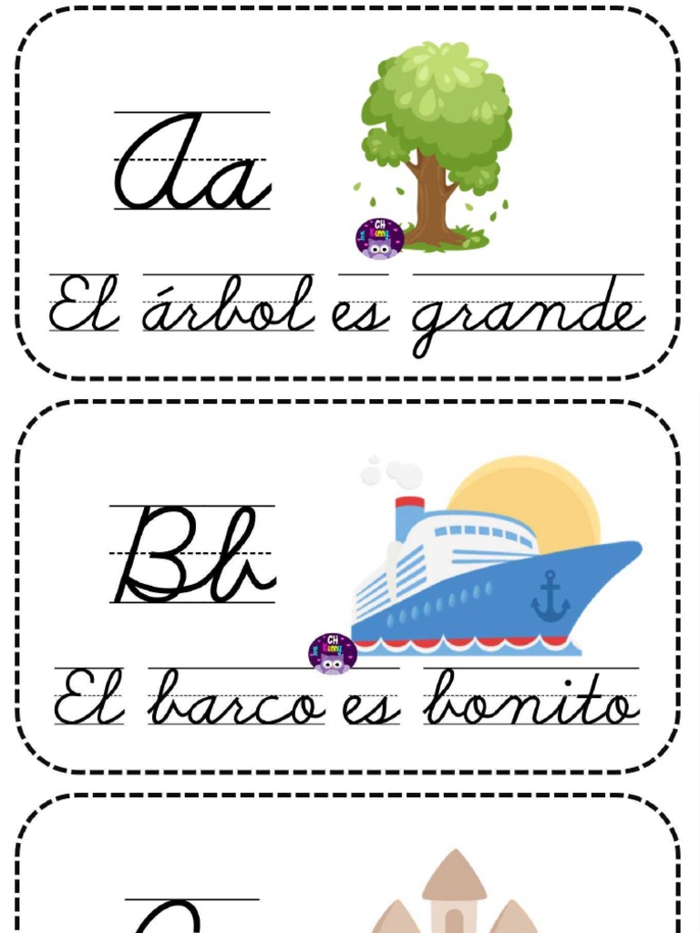 Abecedario Con ORACIONES | PDF