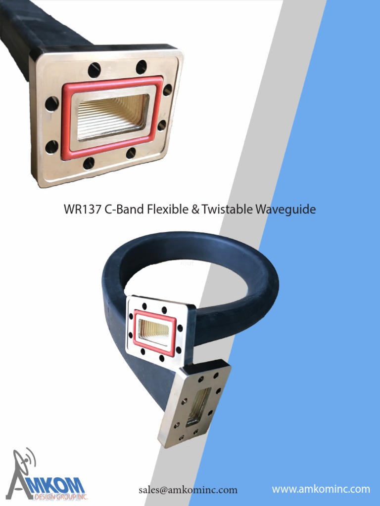 WR137 C-Band Flexible & Twistable Waveguide | Download Free PDF ...