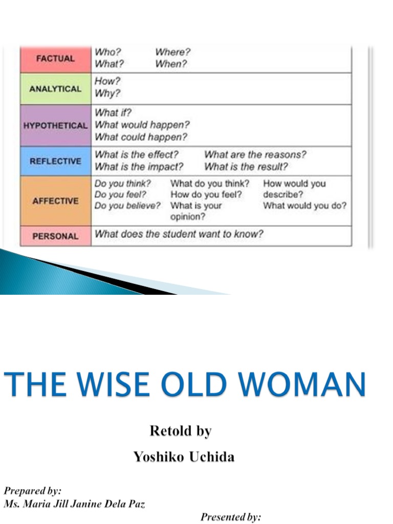 The Wise Old Woman Questions | PDF