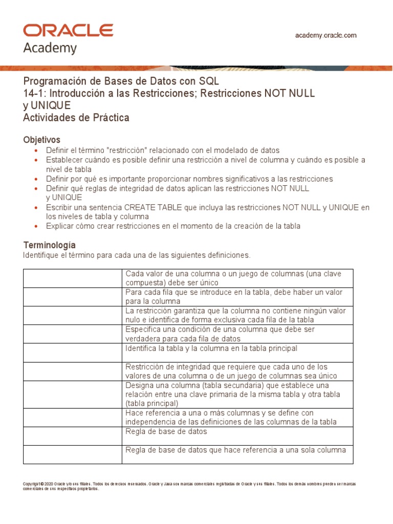 DP 14 1 Practice Esp | PDF | Ciencias de la Información | Datos