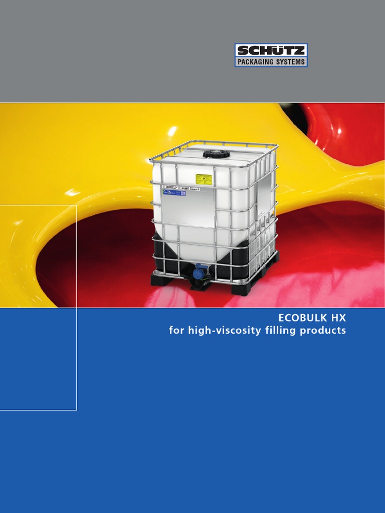 Brochure Schuetz Ecobulk HX en | PDF | Pump | Packaging And Labeling