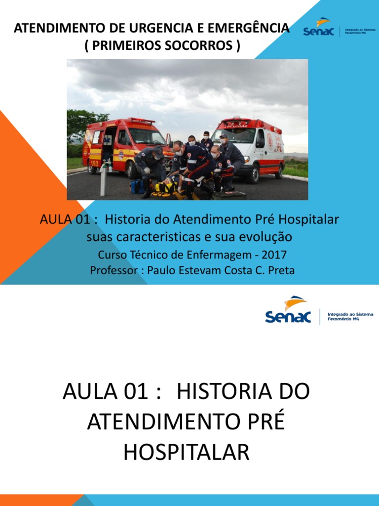 Aula 01 e 02 - Atendimento e Historia de Aph | PDF