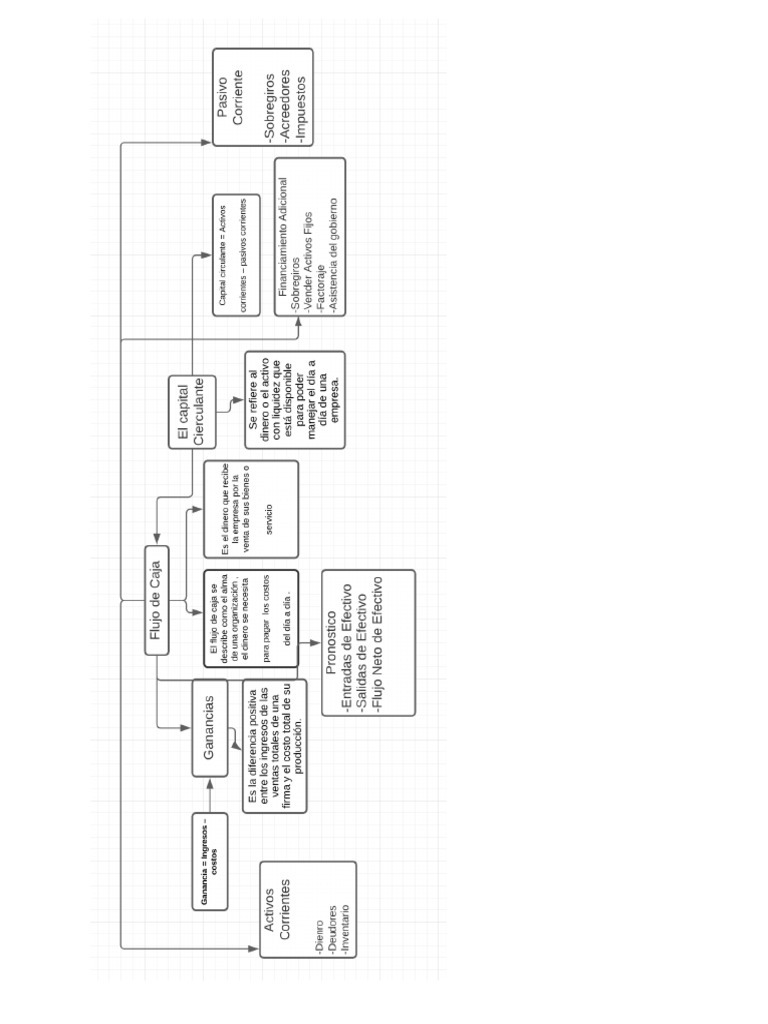 Mapa Conceptual Flujo de Efectivo | PDF