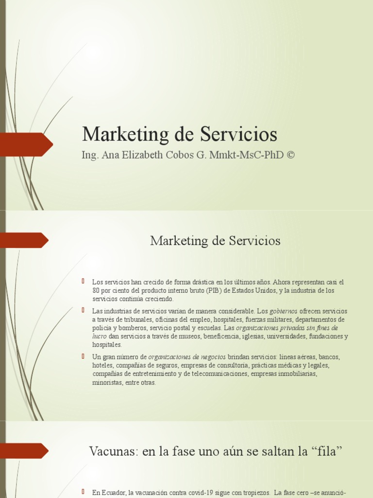 Mercadotecnia de Servicios | PDF | Marketing | Business