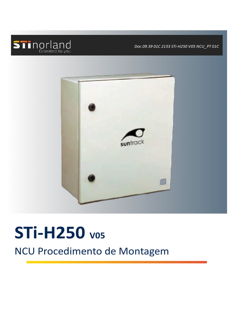 Doc.09.39 01C 2153 STI-H250 V05 NCU - PT 01C | PDF | Rede de ...