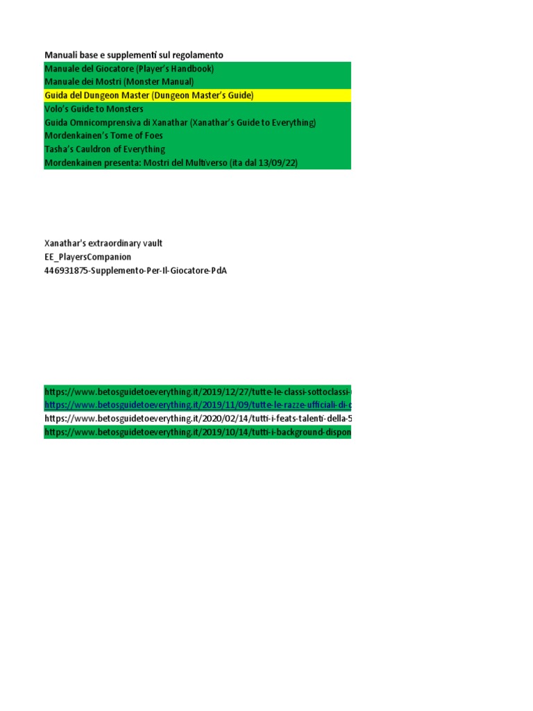 Compendio Aggiuntivo | PDF