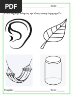 Isulat Ang Pangalan NG Larawan Worksheets | PDF