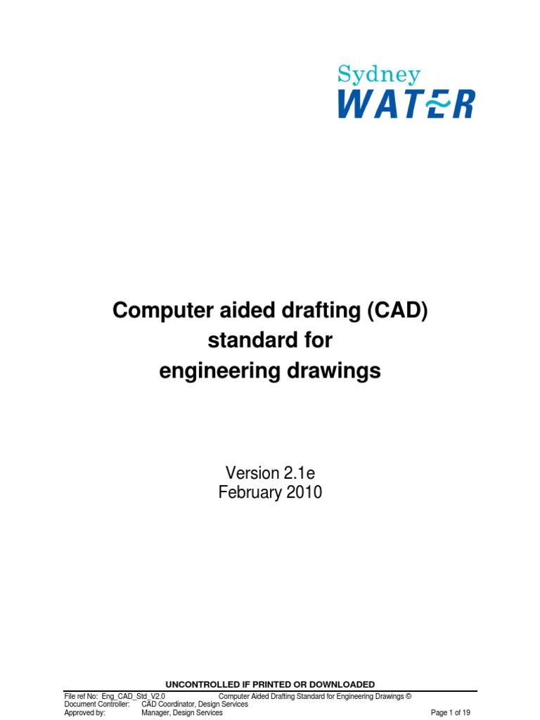 Cad Standard For Engineering Drawing | PDF | Computer Aided Design ...