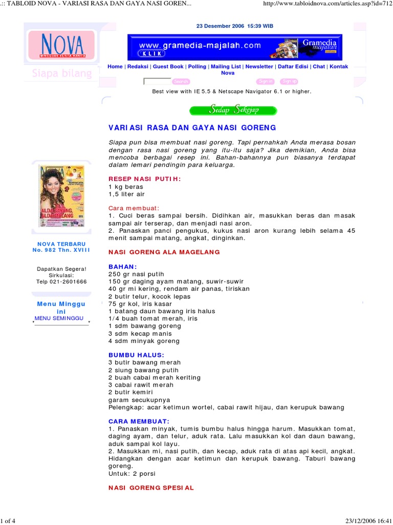 TABLOID - NOVA Edisi Pawasx | PDF