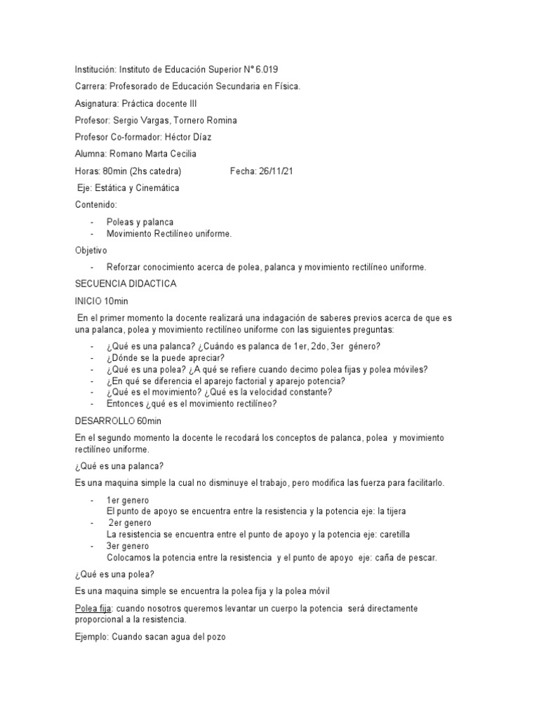 2666666666666666 | PDF | Palanca | Fuerza