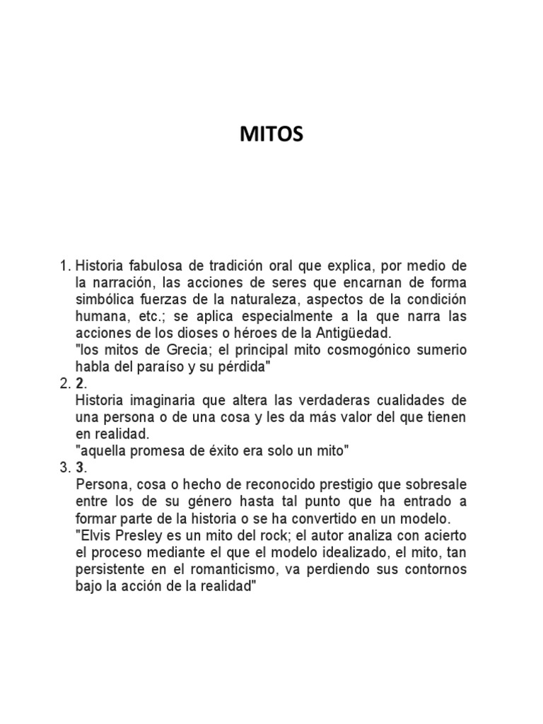 MITOS | PDF