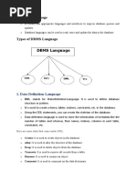 Dbms Cheat Sheet | PDF | Relational Database | Databases