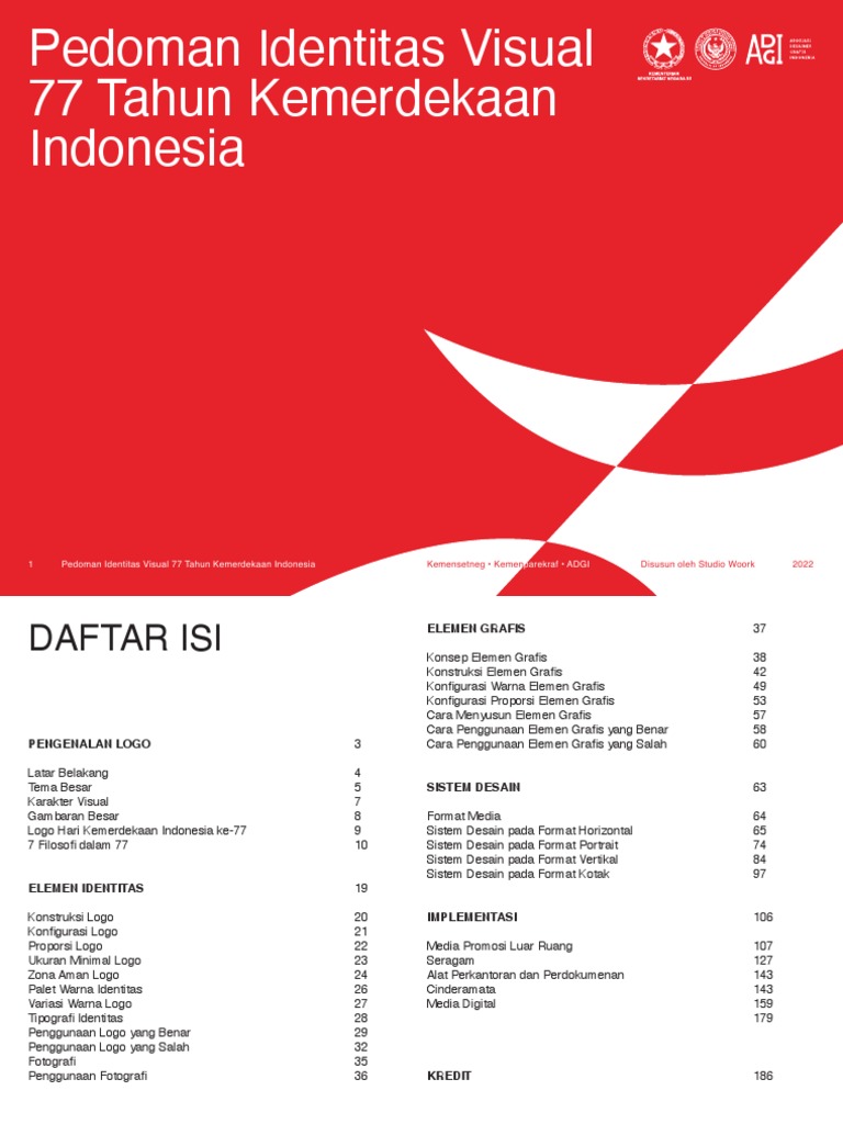 HUT RI 77 - Pedoman Identitas Visual | PDF