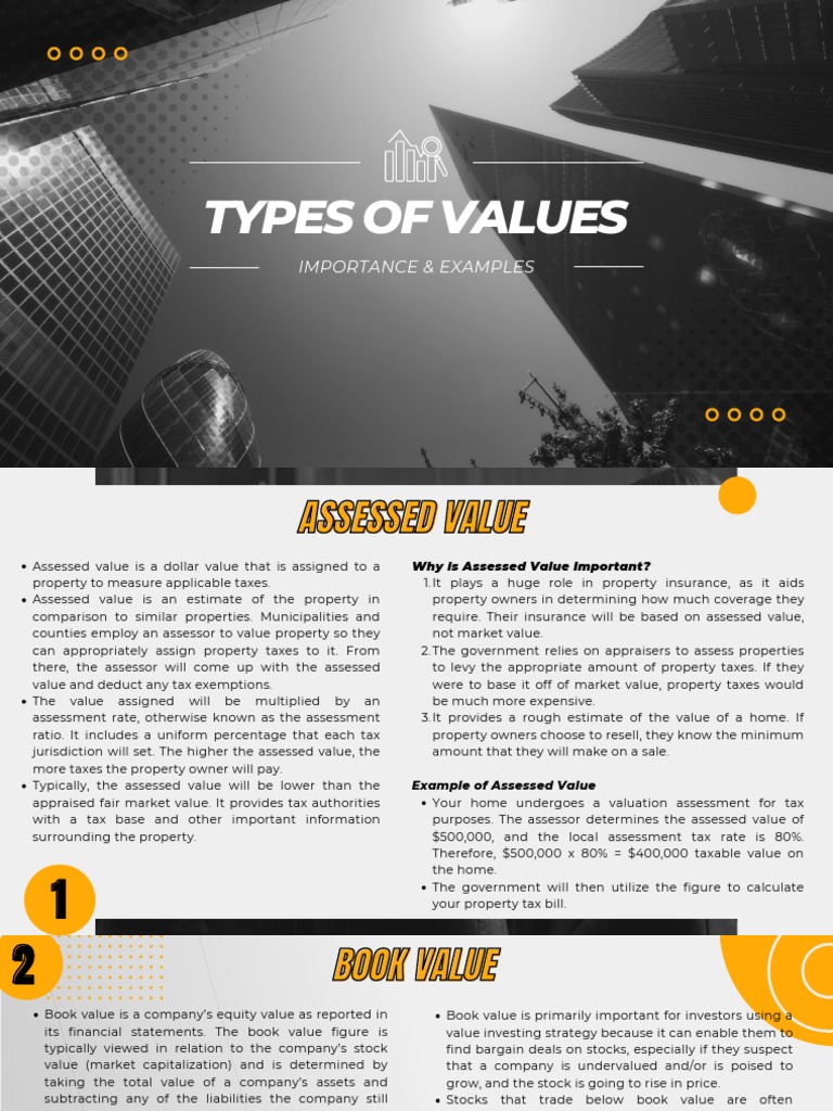 Understanding Property Valuation Types | PDF | Depreciation | Book Value