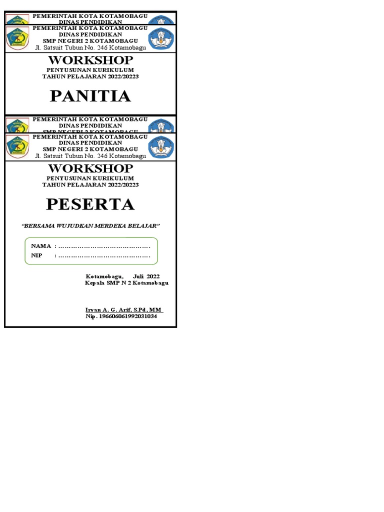 Id Card Workshop | PDF