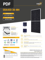 1 - Osda Oda610-33v-Mhdrz 610w Bifacial - Datasheet | PDF | Energy Technology | Electric Power