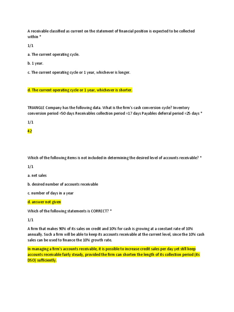 Financial Management Test Bank | PDF | Credit | Finance & Money Management Financial Management Test Bank | PDF | Credit | Finance & Money Management