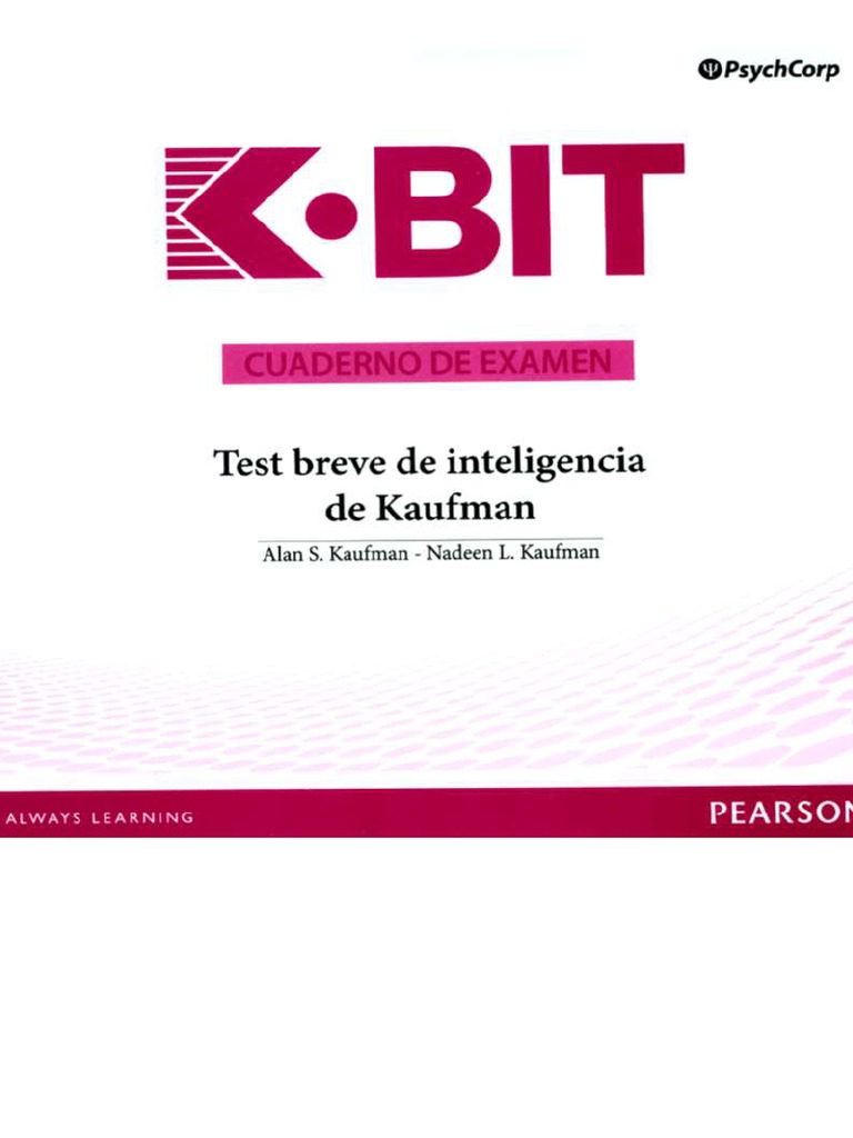 Cuaderno de Examen-K-Bit | PDF