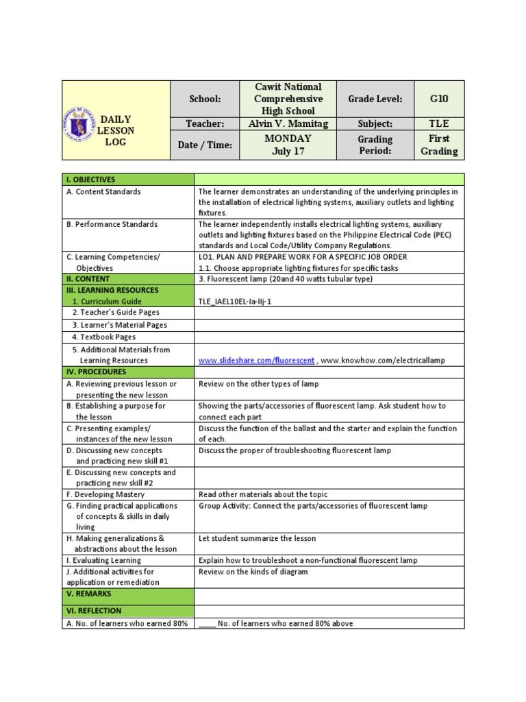 New DLL G10 | PDF | Learning | Curriculum