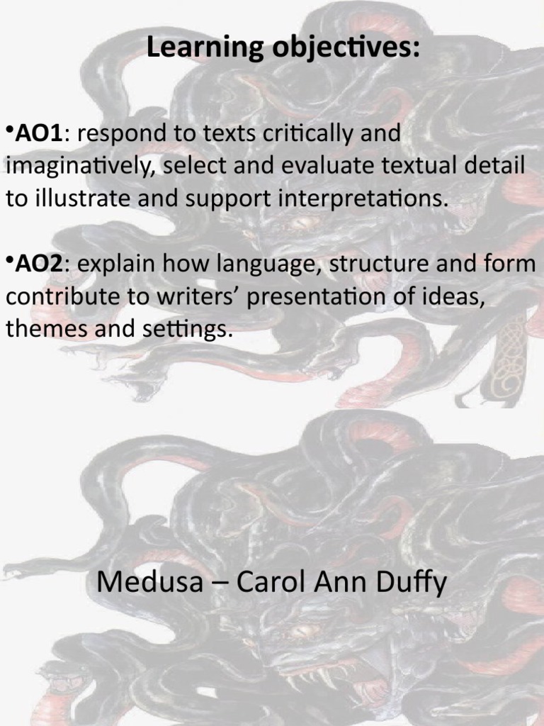 Medusa Analysis | PDF | Medusa | Jealousy