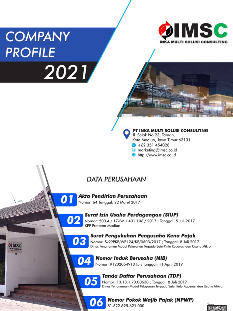 Profil Perusahaan PT IMSC 2021 | PDF