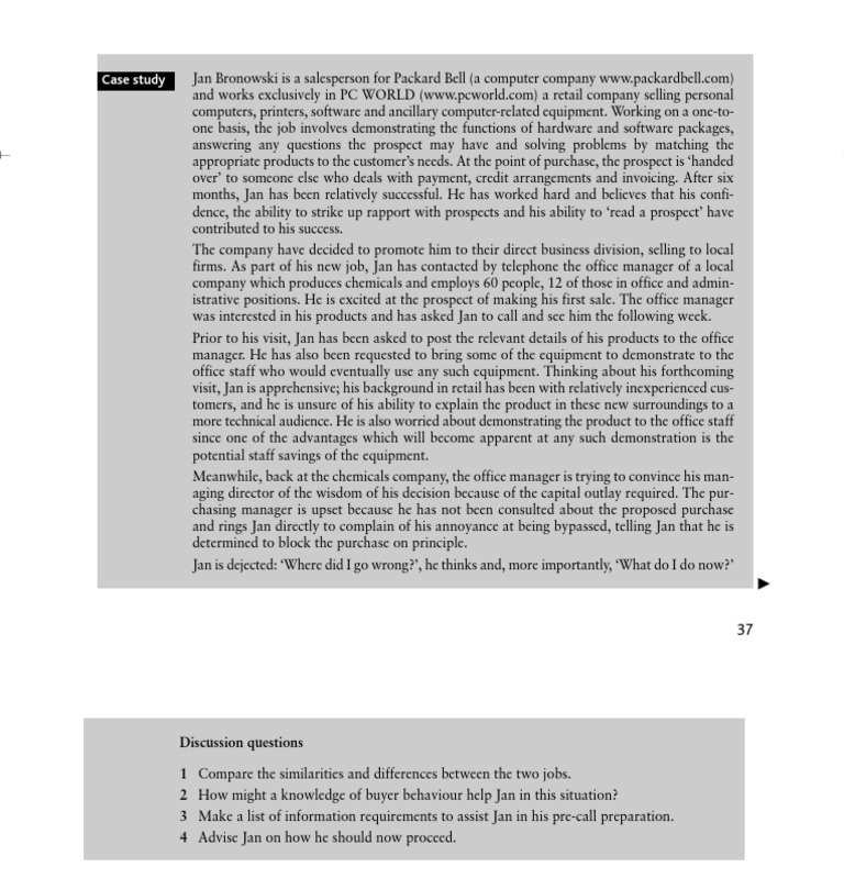 Marketing and Sales Case Studies | Download Free PDF | Sales | Marketing