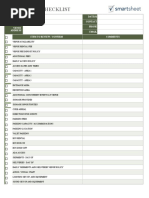Function Sheet Template | PDF