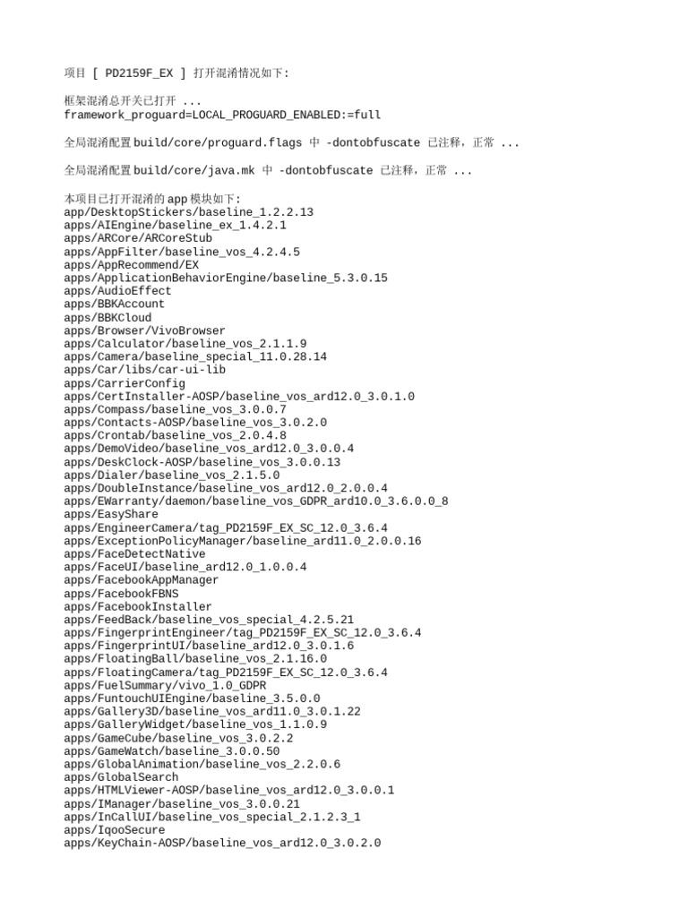 Proguard Check Info | PDF | Software | Computing